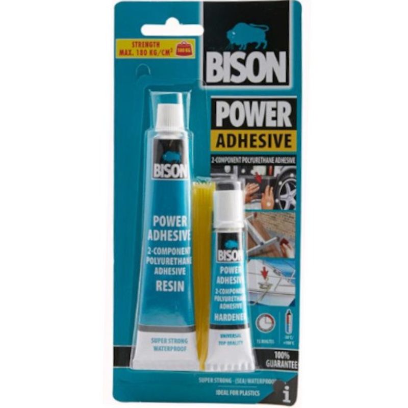 Κόλλα Πολυουρεθάνης 2 Στοιχείων 65ml Power Adhesive BISON | NG COLOR ...