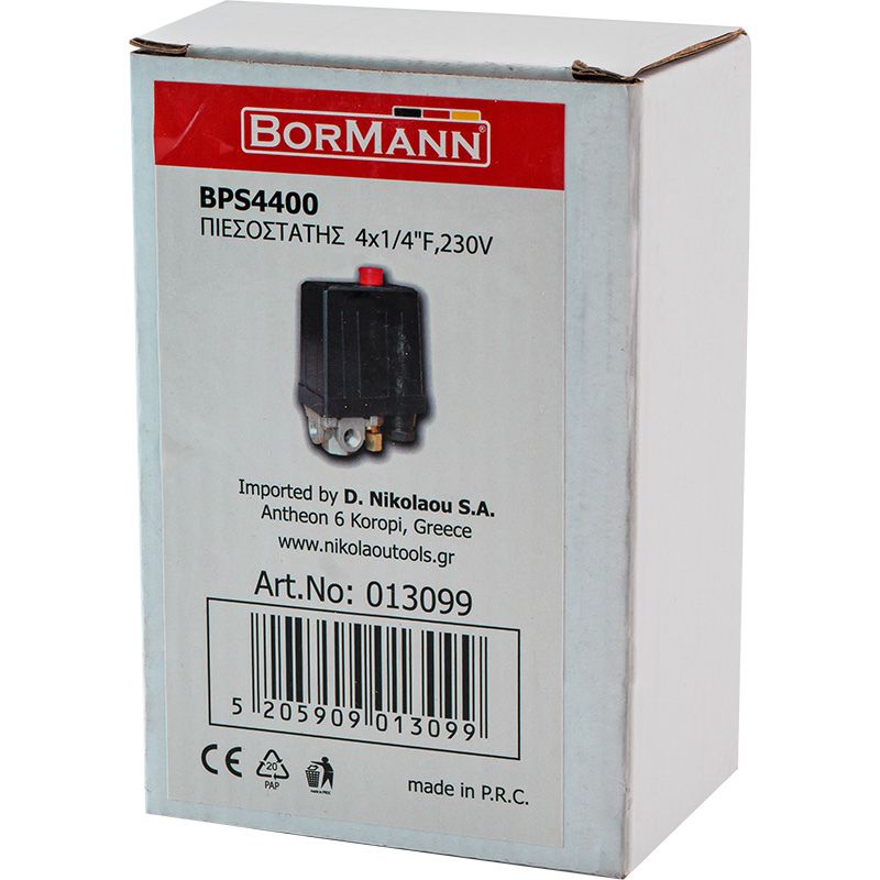Πιεσοστάτης 4×1/4″F BORMANN BPS4400 – NG COLOR – Χρώματα – Βερνίκια ...